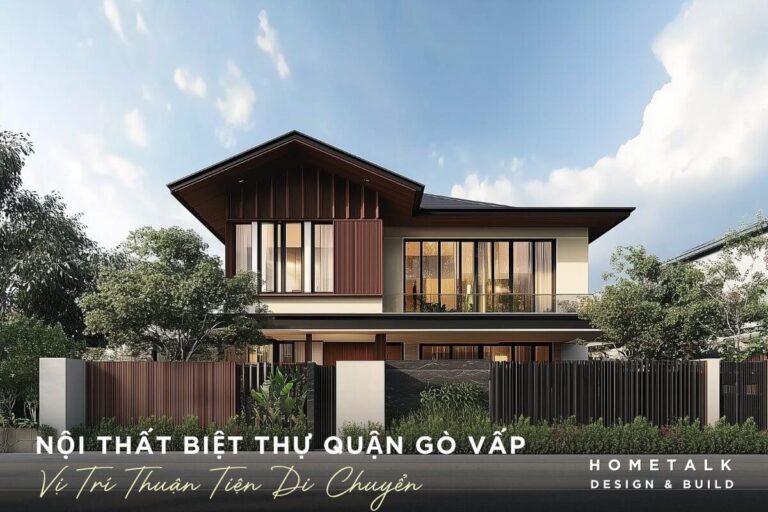 Thiết Kế Nội Thất Biệt Thự Quận Gò Vấp - Phong Cách Japandi