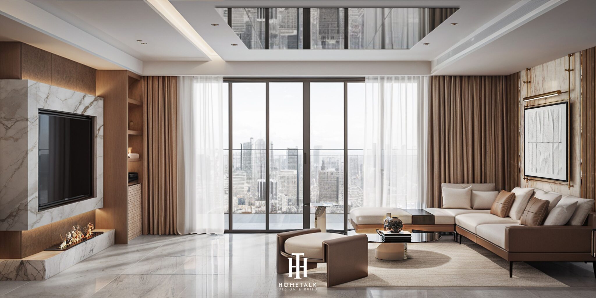 Căn Hộ Aven Loft Phong Cách Modern - Dự án Diamond Riverside 90m2- Anh ...