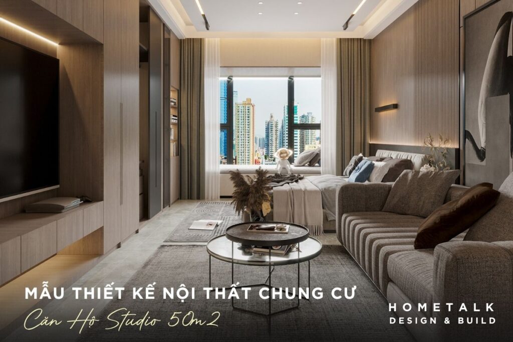 8+ Mẫu Thiết Kế Nội Thất Chung Cư 50m2 đẹp, Tiện Nghi 2025